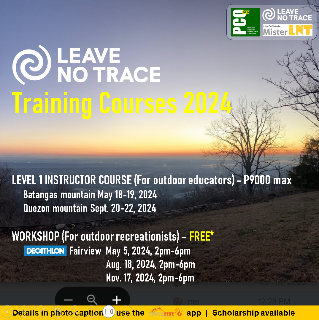 LEAVE NO TRACE Training Courses 2024 – Long-distance walking across the ...