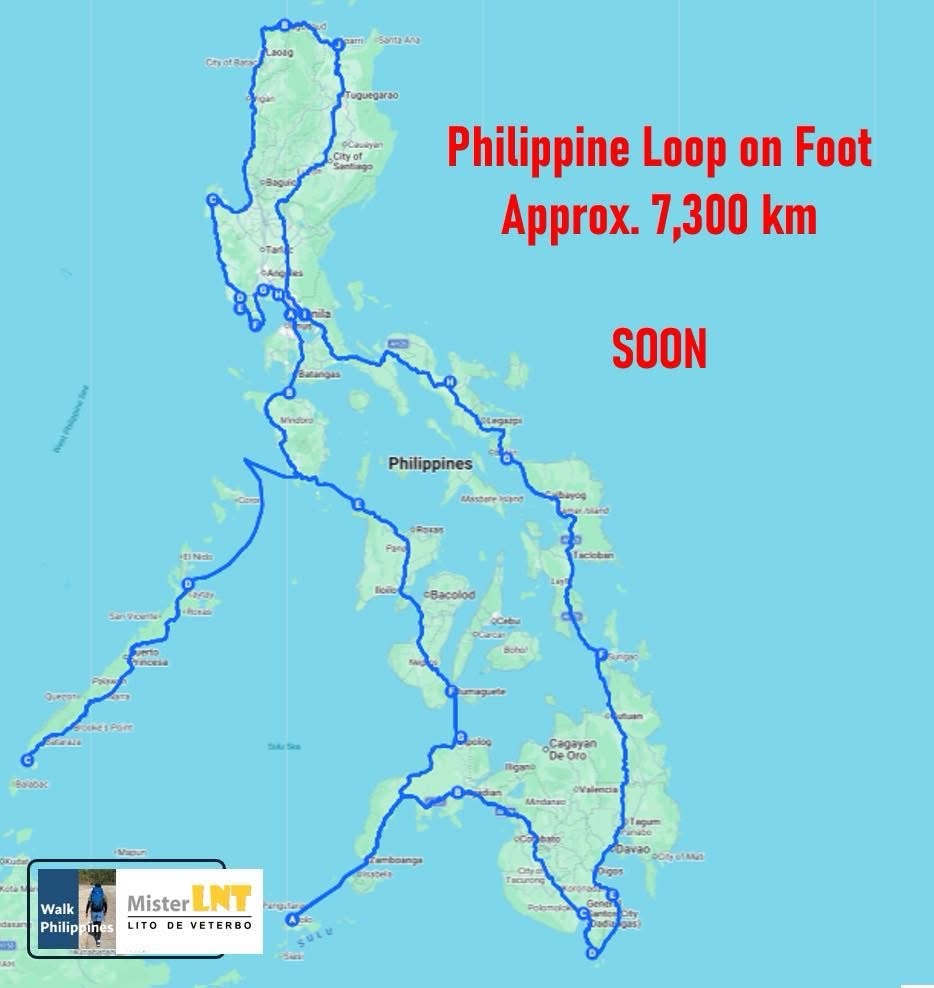Philippine Loop on Foot by Lito De Veterbo – Long-distance walking ...